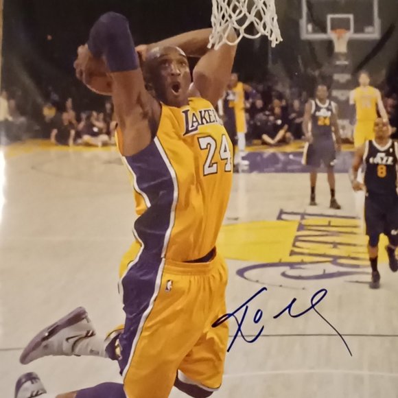 Other | Kobe Bryant Los Angeles Lakers Rare Signed Autographed 8x1 Photo Coa | Poshmark